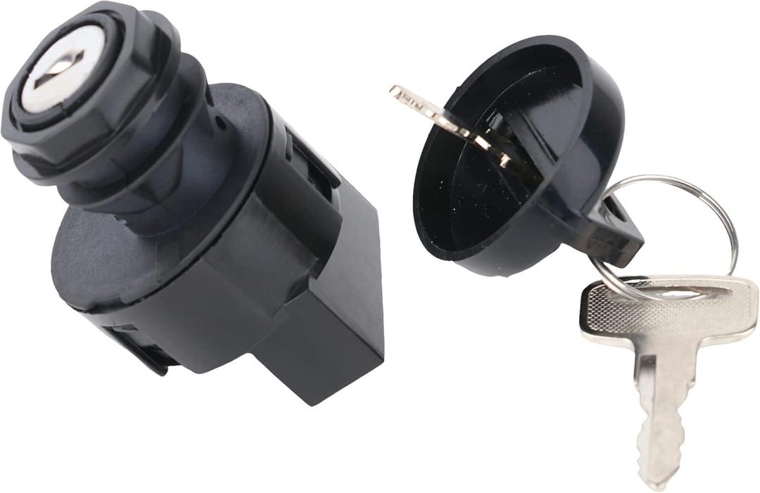 Ignition Key Switch 3 Position 6 Pins for 2001-2018 Polaris Ranger, RZR ...