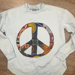 Vintage Peace Sign Appliqué - Etsy
