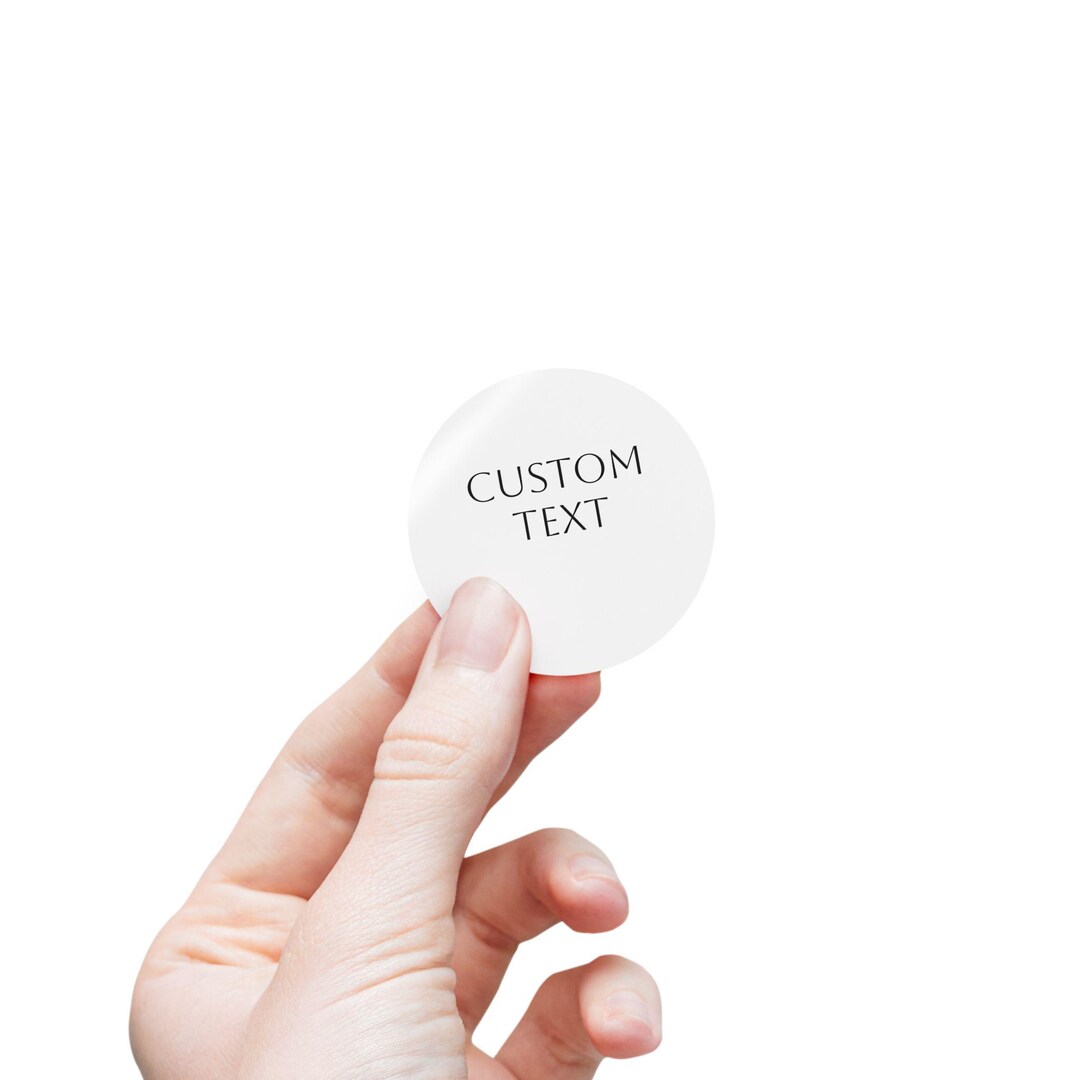 Custom Round Sticker Labels for Personalization, Wedding Favors ...