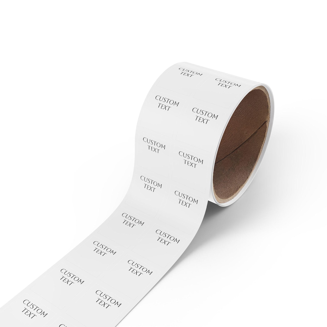 Customizable Square Sticker Label Rolls - Ideal for Events, Gifts ...