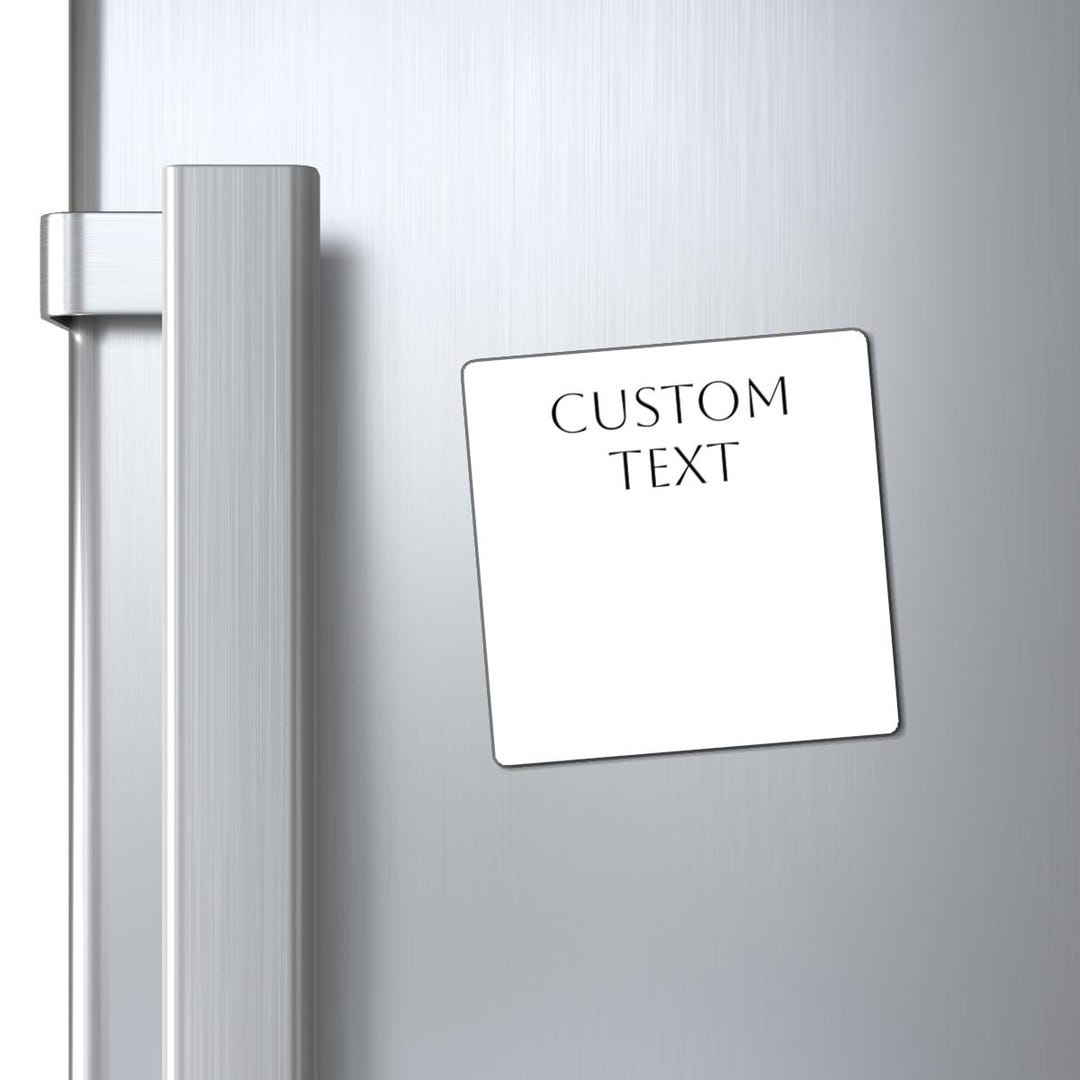 Personalized Custom Text Magnets, Custom Fridge Magnet, Gift for Home ...
