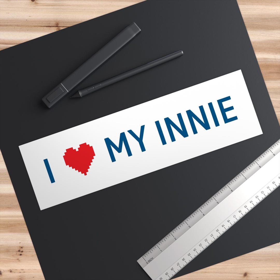 Severance Bumper Sticker - I Love My Innie - Funny Car Sticker for TV ...