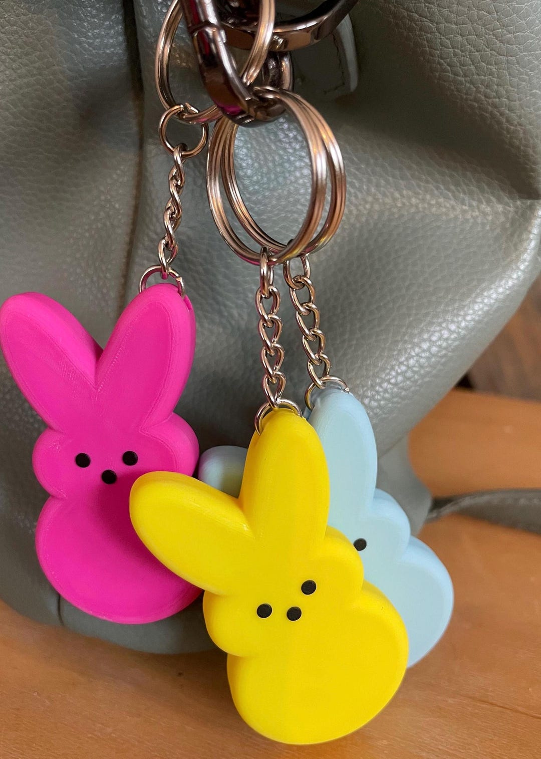 Marshmallow Peep Oversized Keychain - Etsy