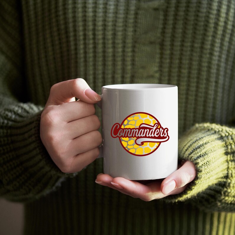 Commanders SVG Bundle: T-shirt, Logo, Cup Designs (digital Download) - Etsy