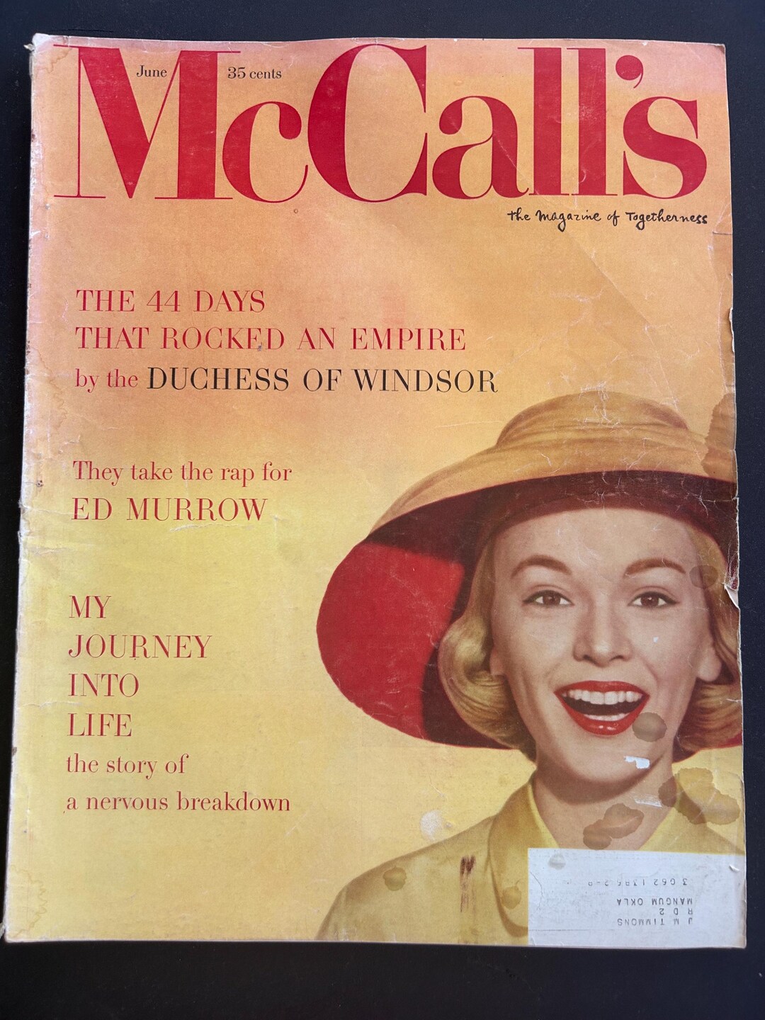Vintage Mccall's Magazine June 1956, Duchess of Windsor, Beautiful ...
