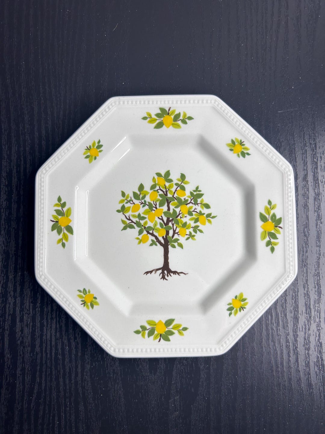 Johnson Bros Lemon Tree B&B Plate - Etsy
