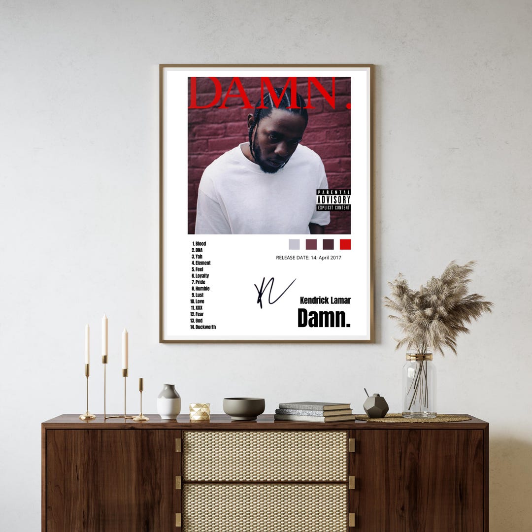 Limited Edition DAMN by Kendrick Lamar - Artist-signed Vinyl Album ...