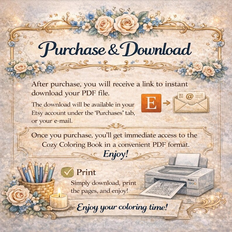 Cozy Spring Animals Coloring Book, Printable PDF, Cute Animal Spring ...