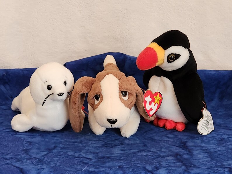 TY Beanie Babies Prices Vary Large Selection Grunt Early Blackie Manny ...
