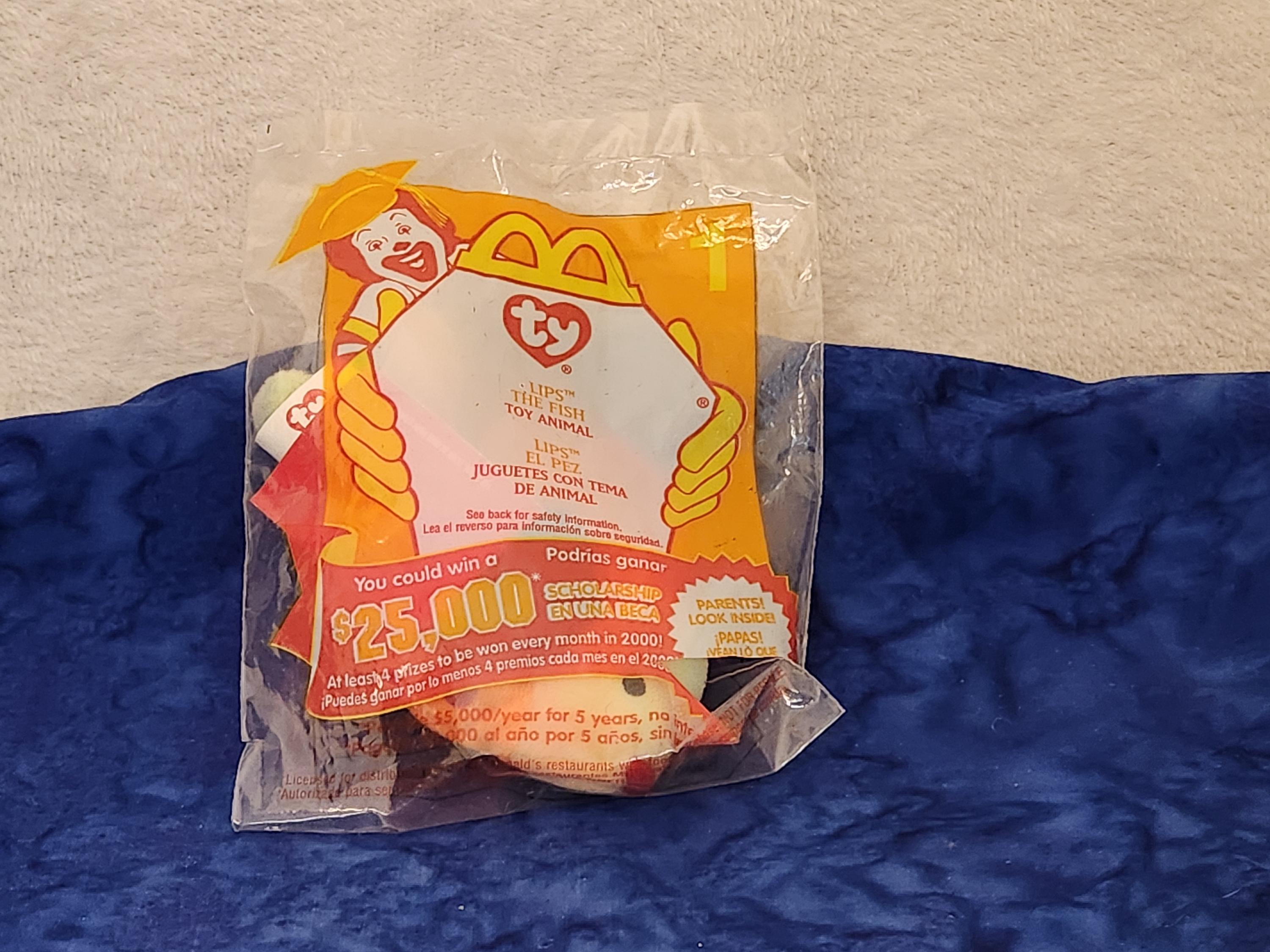 Beanie Baby Fish Bubbles Aruba Coral and Claude the Crab Plush and ...