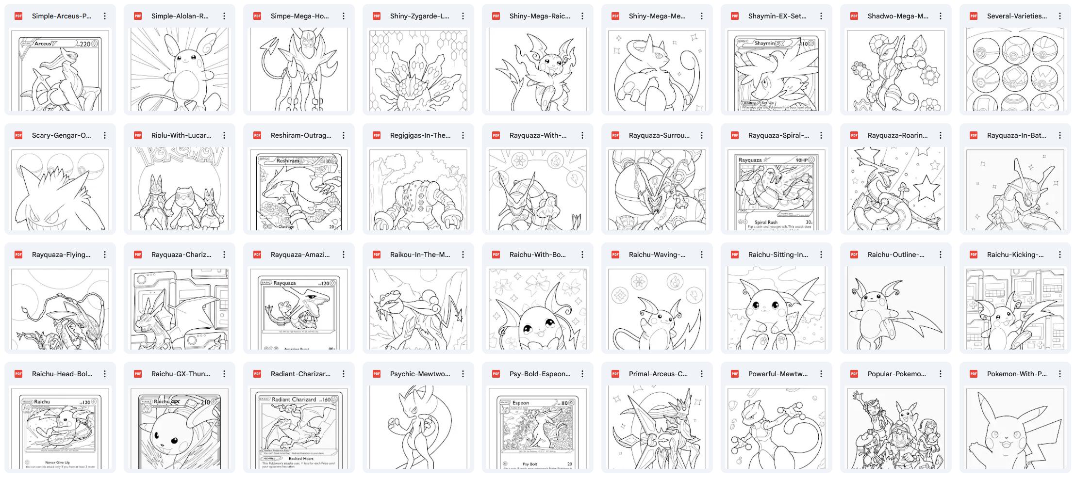 700+ Pokemon Coloring Pages Coloring Book | Printable Pokémon Activity ...