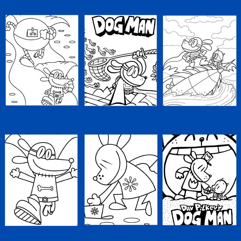 60+ Dogman Coloring Pages TMNT Coloring Book | Printable Finding Dog ...