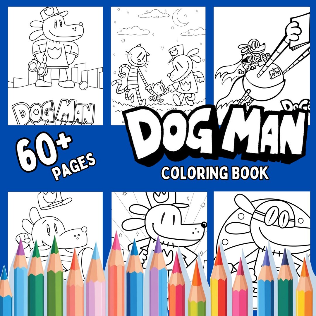 60+ Dogman Coloring Pages TMNT Coloring Book | Printable Finding Dog ...
