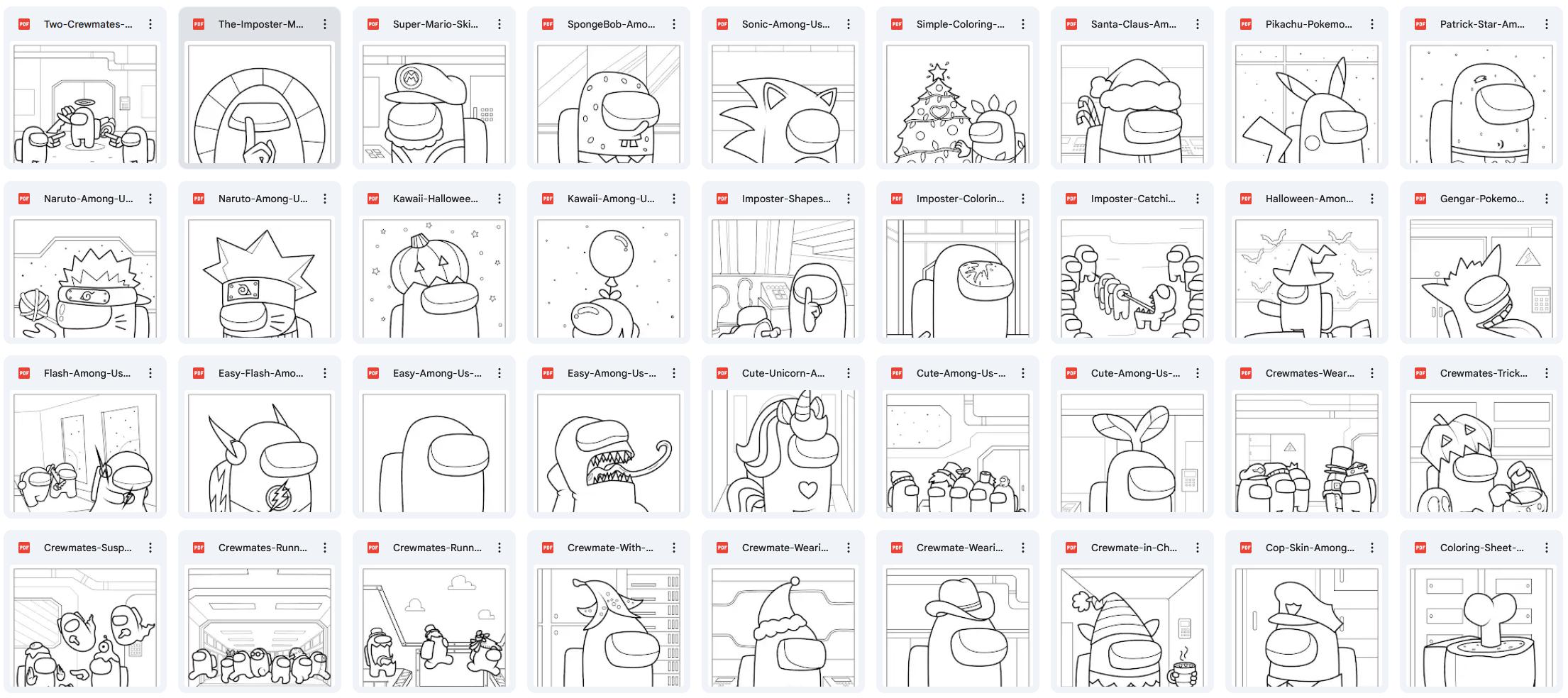 60+ Among Us Coloring Pages Coloring Book | Printable Among Us Activity ...