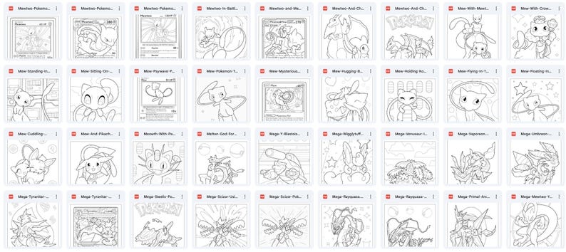700+ Pokemon Coloring Pages Coloring Book | Printable Pokémon Activity ...