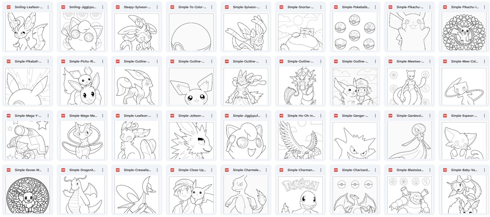 700+ Pokemon Coloring Pages Coloring Book | Printable Pokémon Activity ...