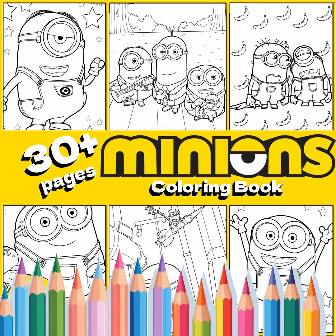 30+ Minions Coloring Pages Coloring Book | Printable the Minions ...