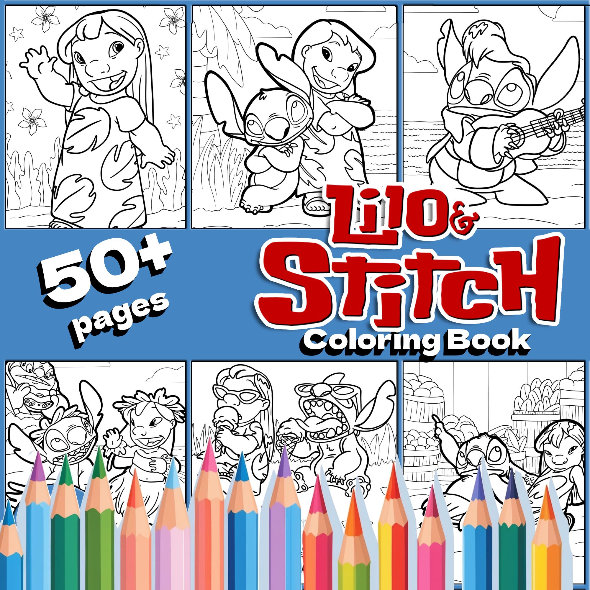 50+ Lilo & Stitch Coloring Pages Coloring Book | Printable Lilo and ...