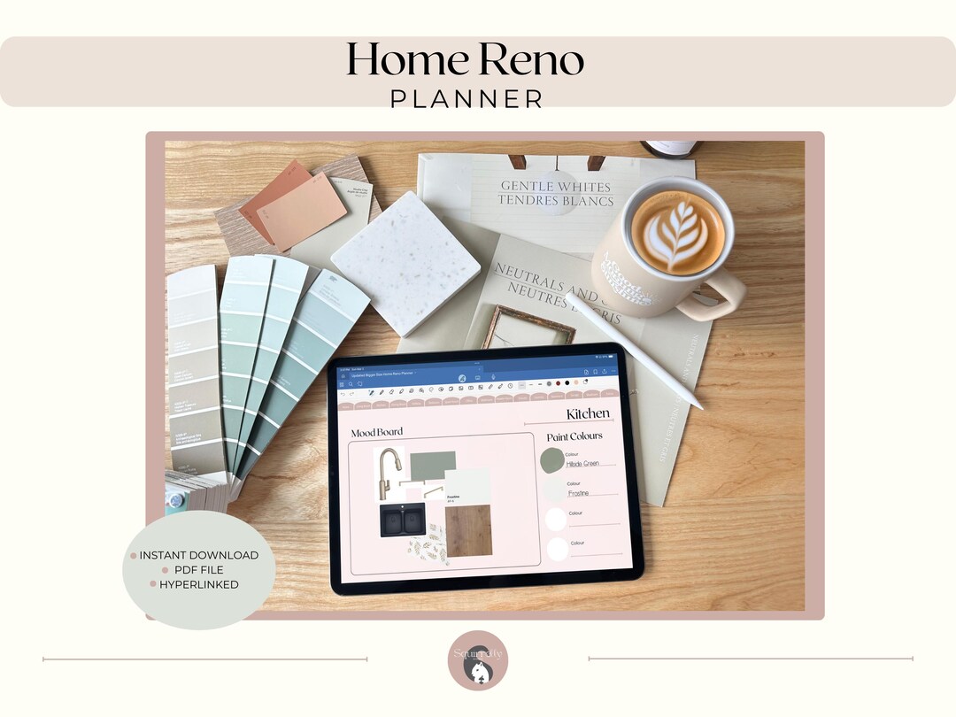 DIY Home Interior Design Project Planner | Digital Planner | Home ...