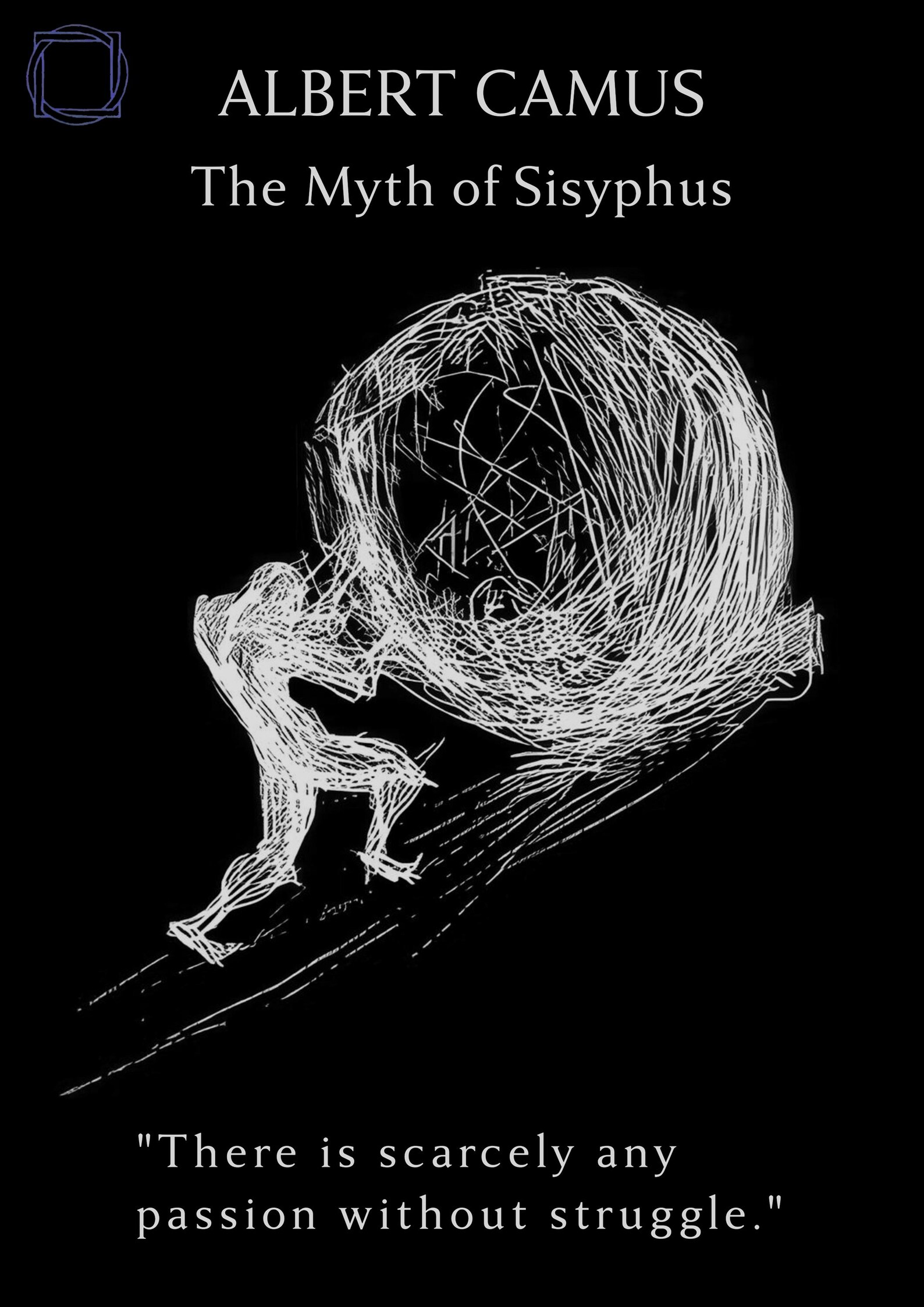 Albert Camus, the Myth of Sisyphus Poster A3, Philosophy Wall Art ...