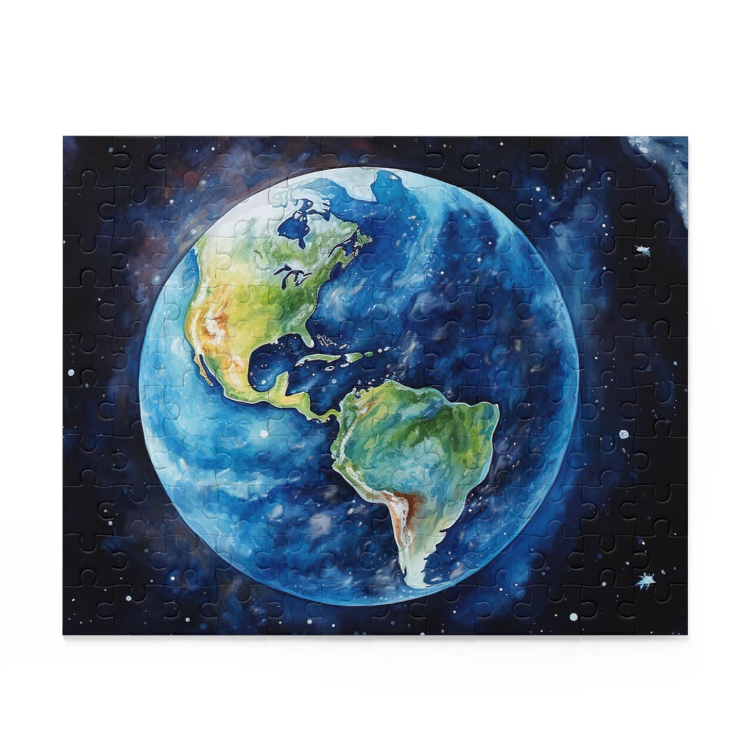 Earth Puzzle - Americas Focus (120, 252, 500 Pieces) - Nature Lovers ...