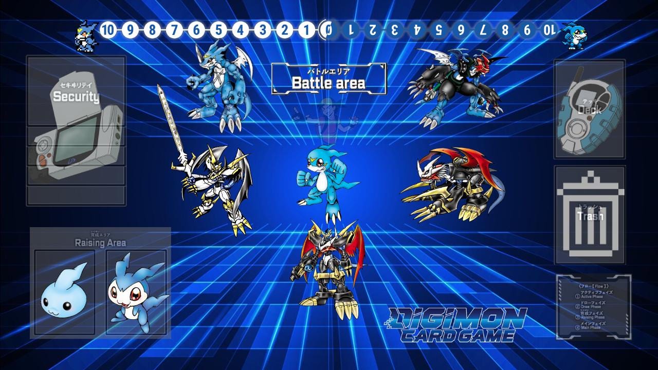 Digimon Veemon Family Playmat Design DIGITAL IMAGE for Custom Playmats ...
