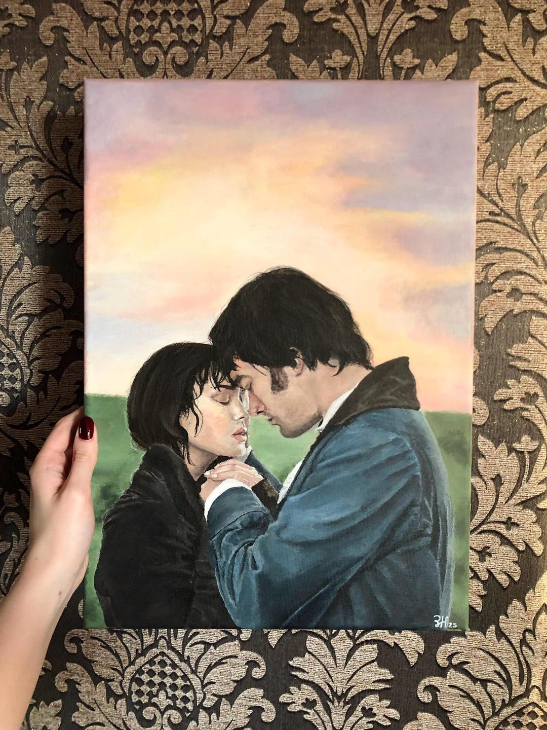 Pride and Prejudice Acrylic Painting - Original, Canvas - Etsy