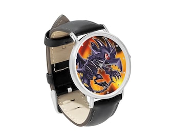 Toon Red Eyes Black Dragon Wrist Watch-- 40mm - Etsy