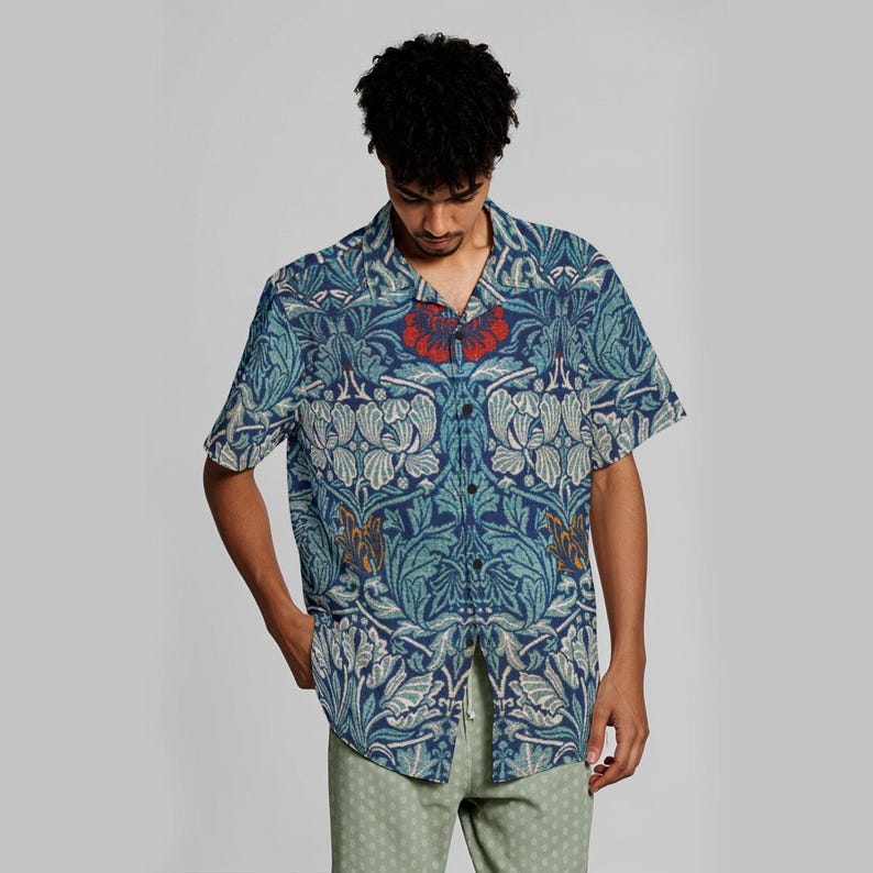 Vintage Botanical Couple Outfit – Matching William Morris Inspired Midi ...