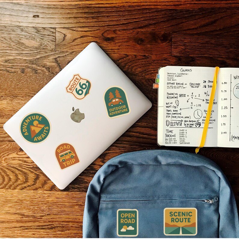 Printable Retro Sticker Bundle | Retro Vibes Stickers | Retro ...