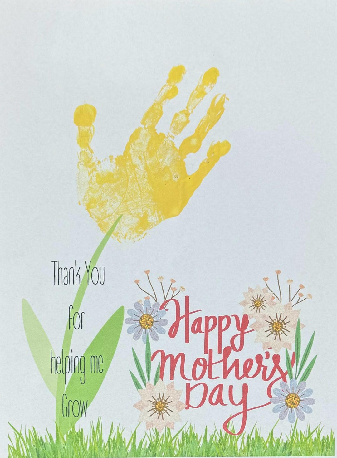 Mothers Day Handprint Craft - Etsy