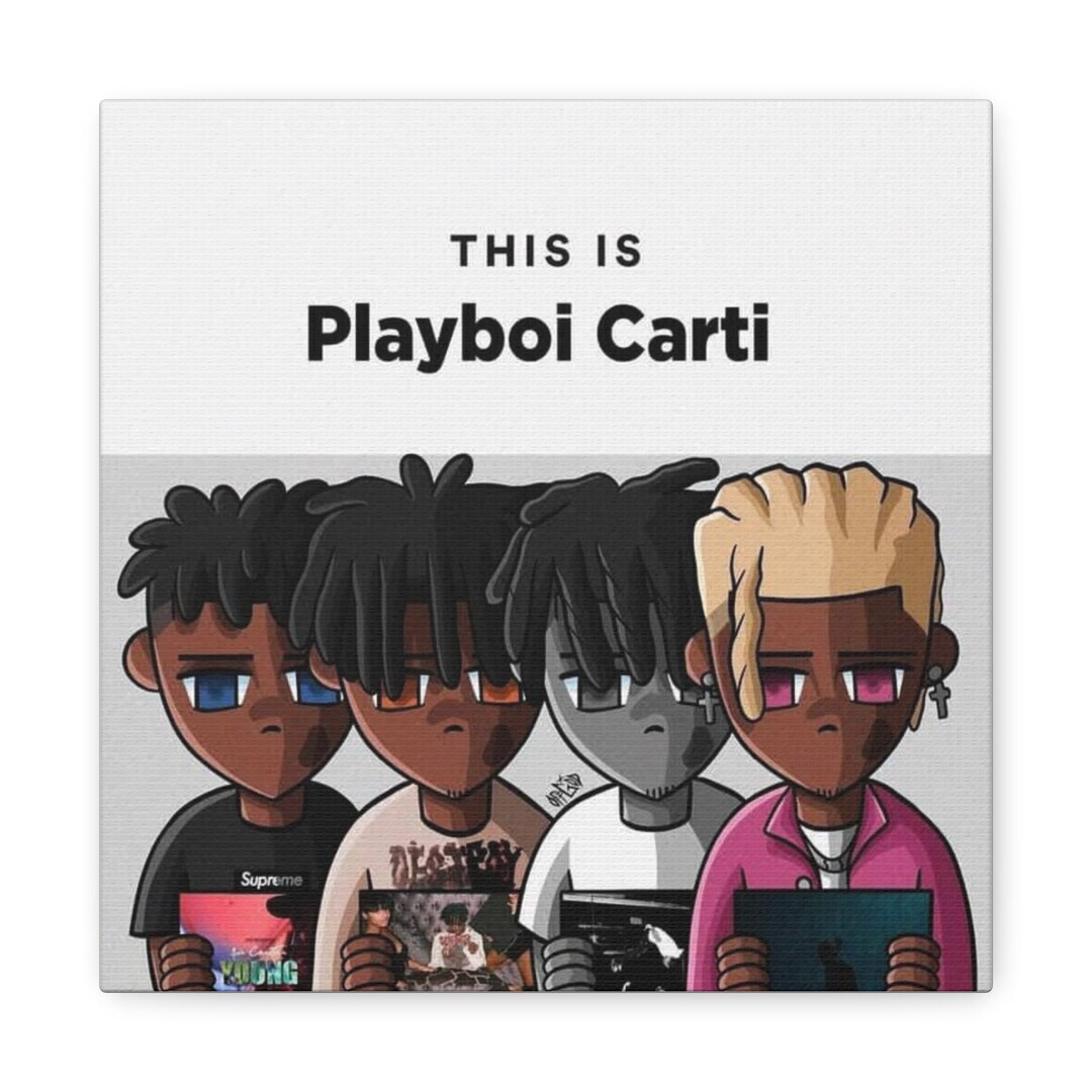 Playboi Carti Canvas - Etsy