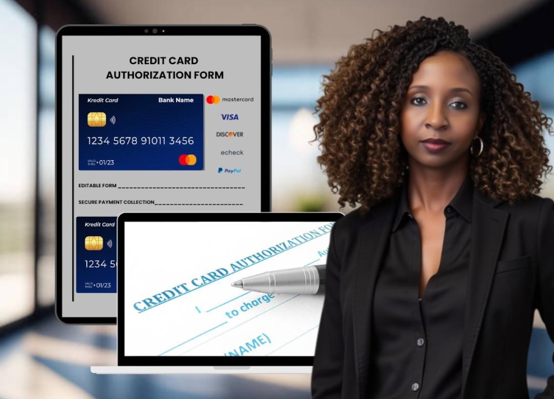 Credit Card Authorization Form Template | Secure Payment Authorization ...