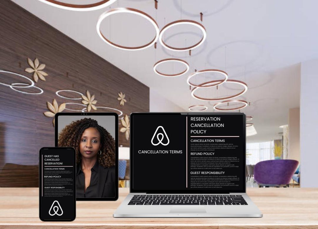 Airbnb Cancellation Policy Template | Editable Short-term Rental ...
