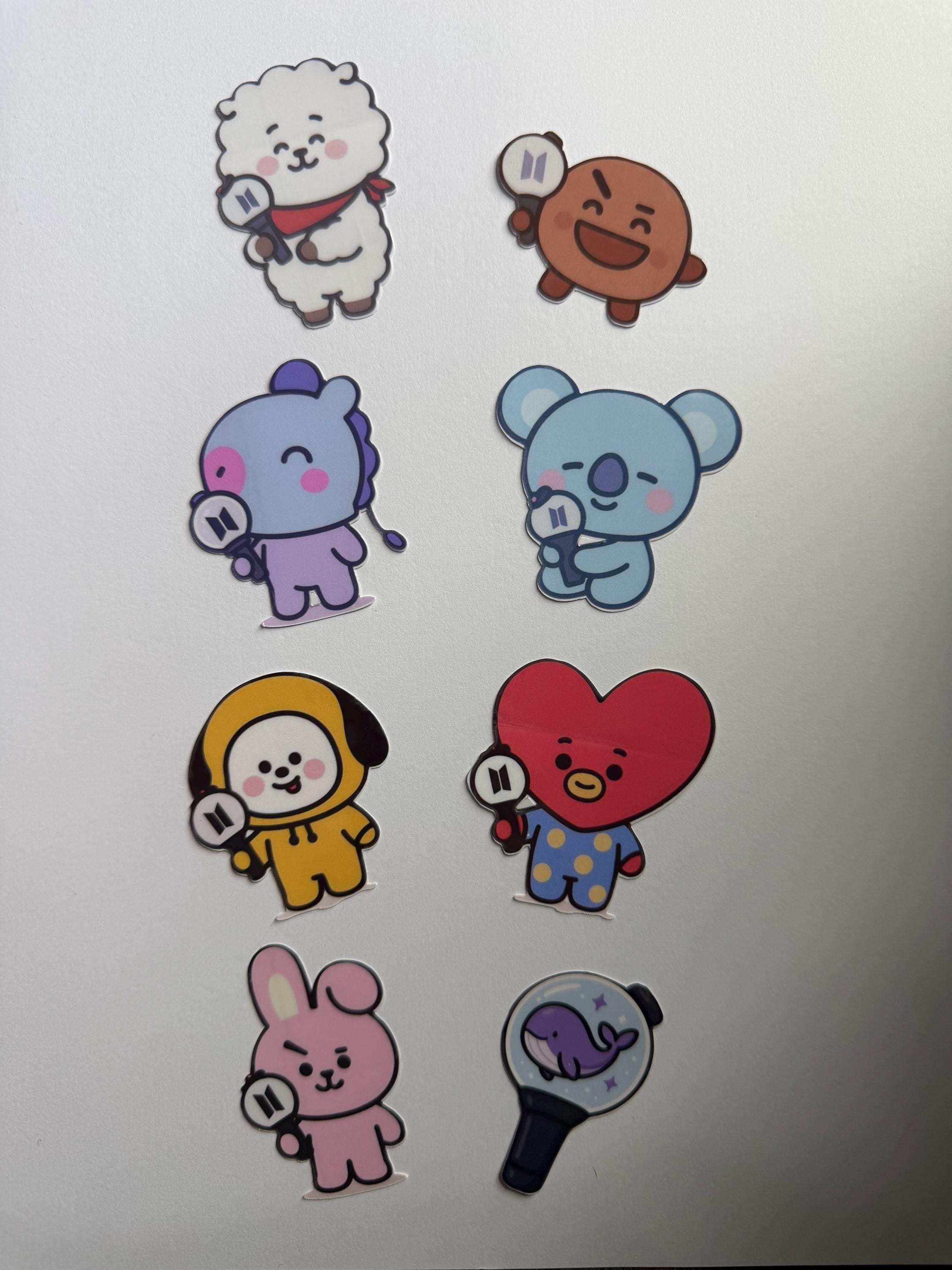 BT21 Stickers | Waterproof, Vinyl Stickers - Etsy