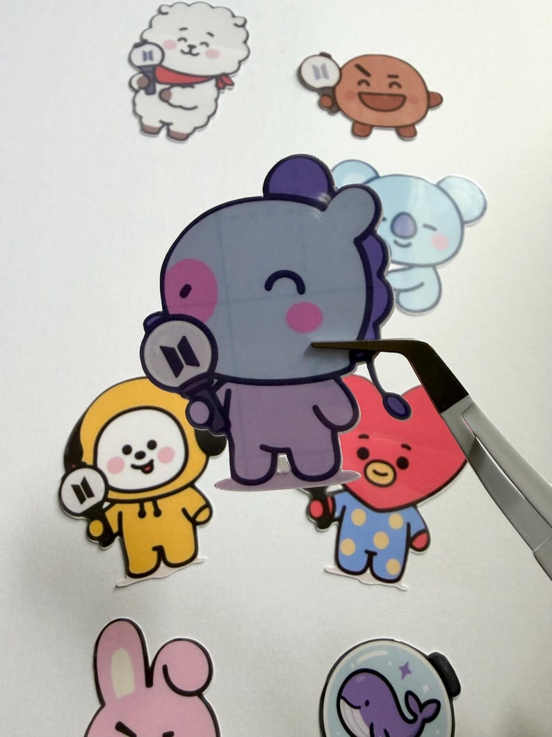 BT21 Stickers | Waterproof, Vinyl Stickers - Etsy