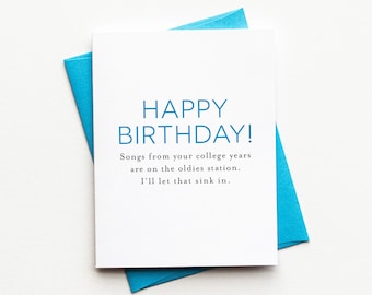 Funny Millennial Birthday Card - Etsy