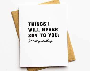 Dry Humor Card - Etsy