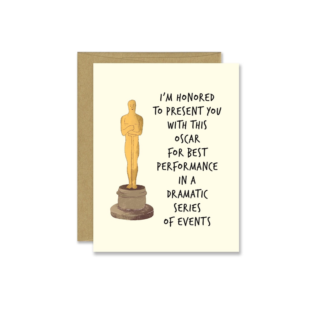 Funny Encouragement Award Card for Friend - Card for a Difficult Time ...