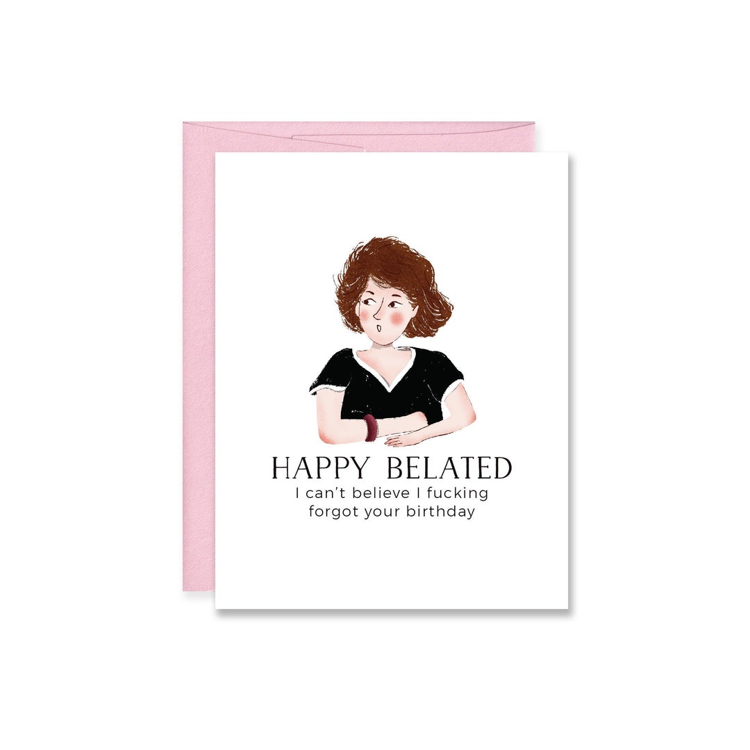 Funny Molly Ringwald Belated Birthday Card 16 Candles Inspired Belated ...