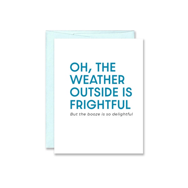 Funny Weather Card - Etsy