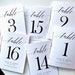 5X7 Elegant Personalized Table Card Message Booklets Advice & Wishes ...