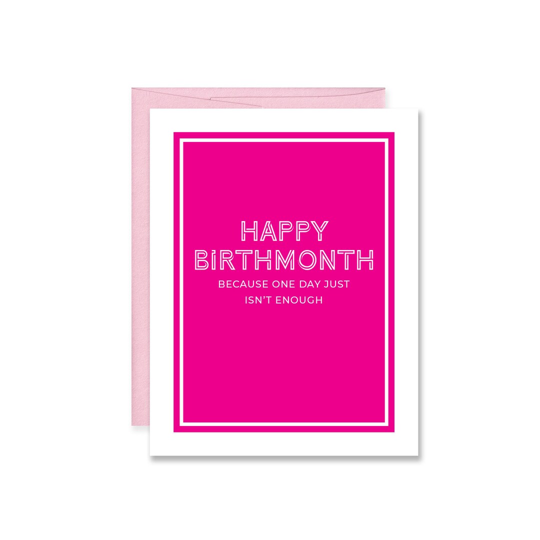 Happy Birth Month Birthday Card - Life of the Party Birthday Card ...