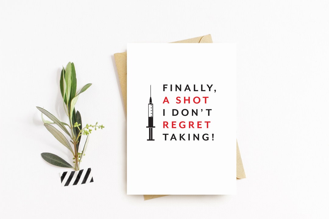 Funny Botox Card / Funny Shot Card / Funny Filler Card - A Shot I Don’t ...