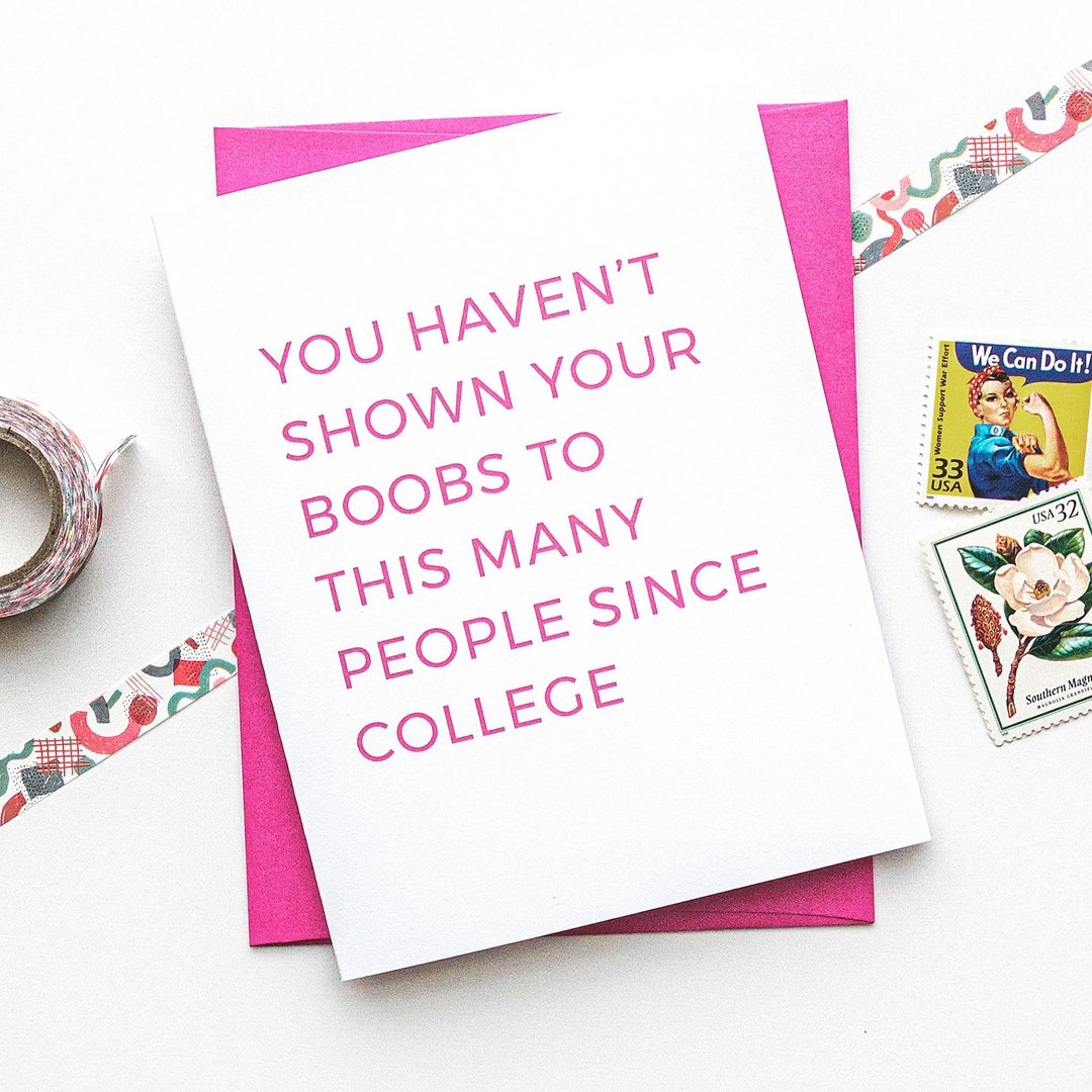Funny Breast Cancer Encouragement Card - Breast Cancer Support Card ...