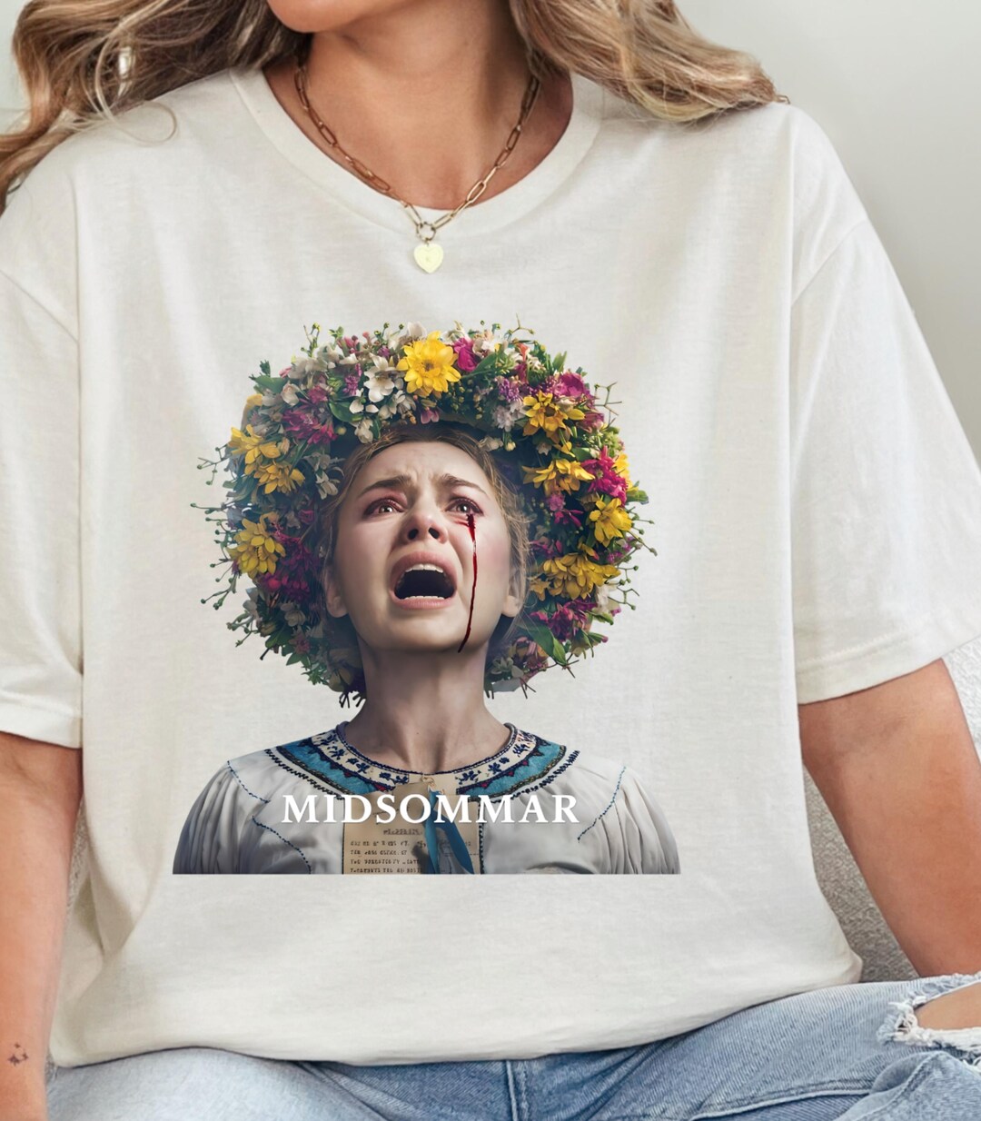 Midsommar Comfort Colors Shirt - Folk Horror Aesthetic Tee - Scary ...