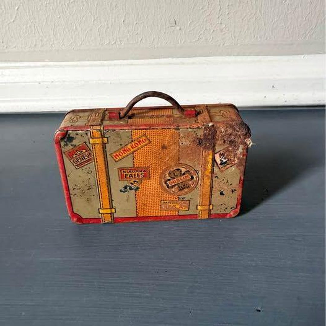 Vintage Marx Tin Lithograph World Traveler Coin Bank - Etsy