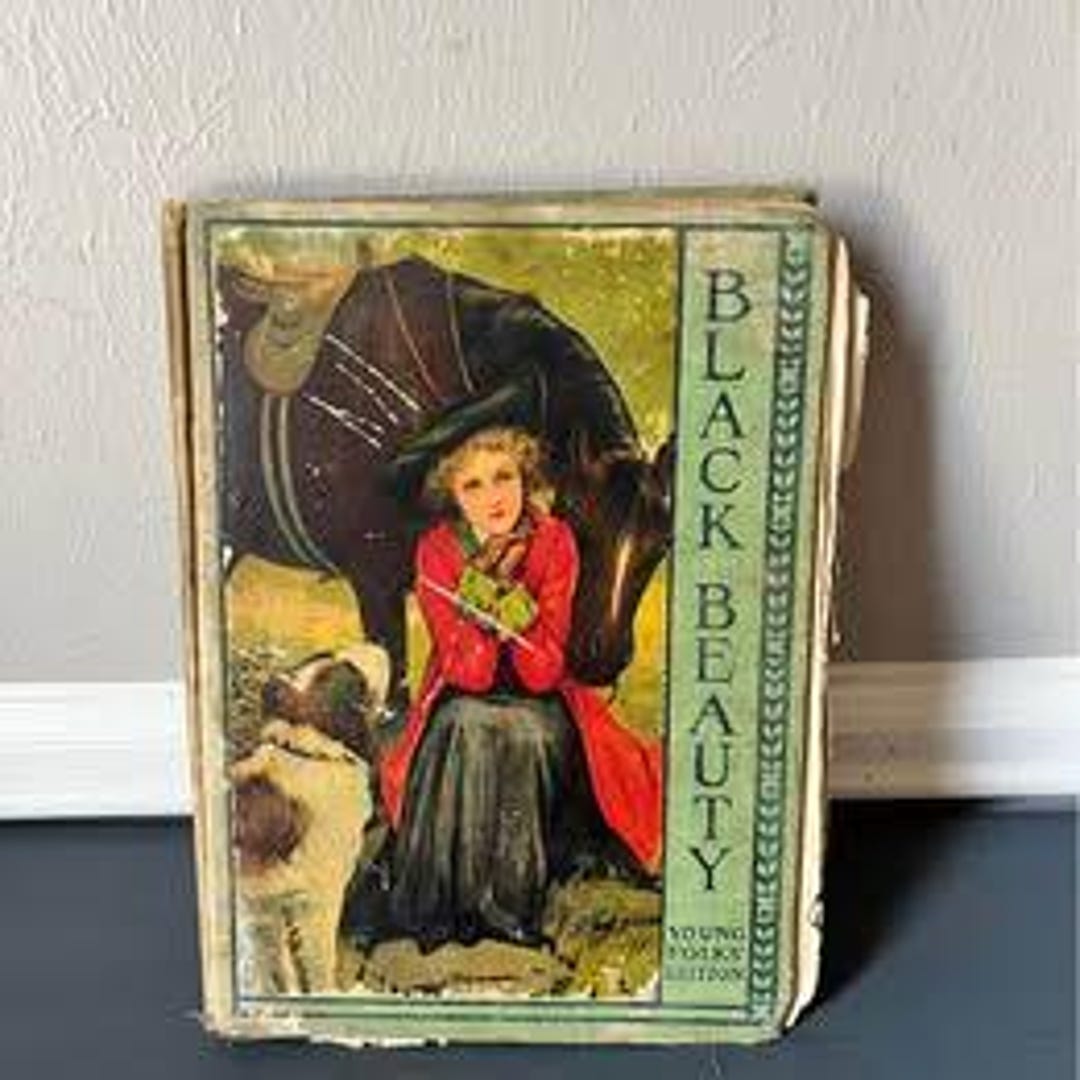 Antique 1915 Young Folks Edition Black Beauty Hardback Book - Etsy