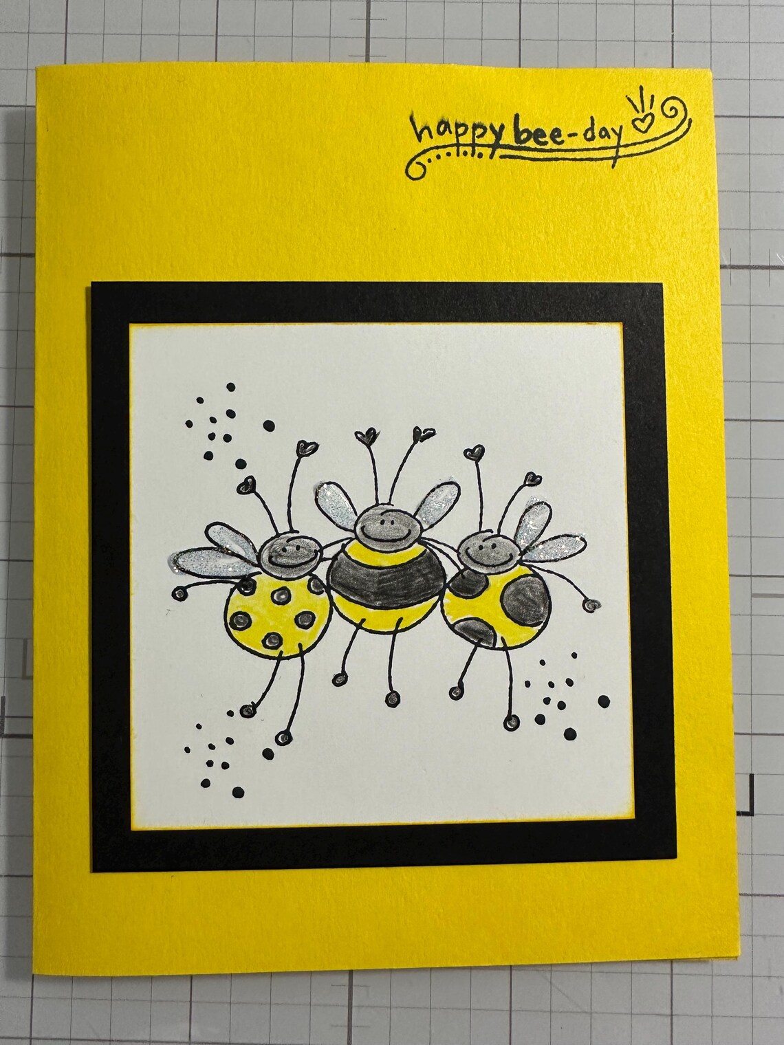 Happy Bee Day Birthday Card Kit - Etsy