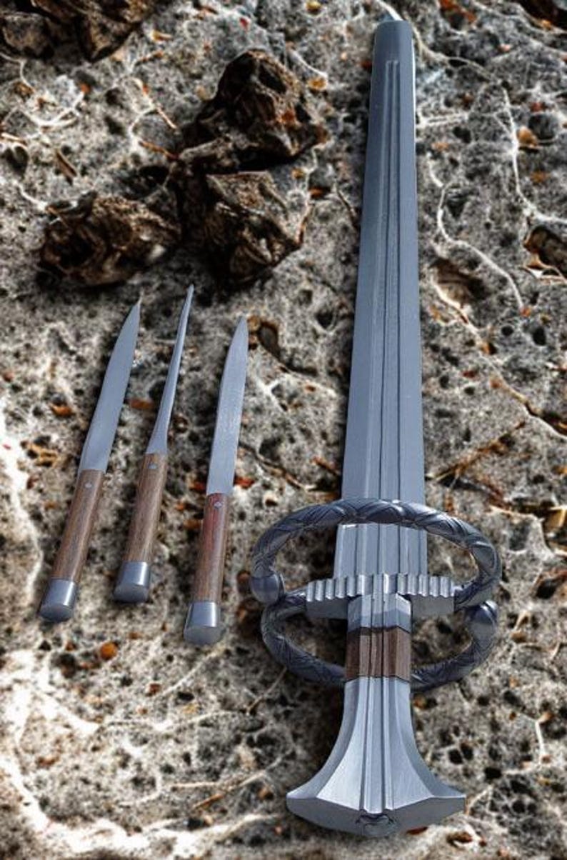 Hand-forged Katzbalger Sword Set: 16th Century German Inspired ...